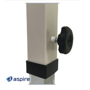 Aspire Overbed Table - Laminate Flat Top | Gillespies Hire & Sales Service